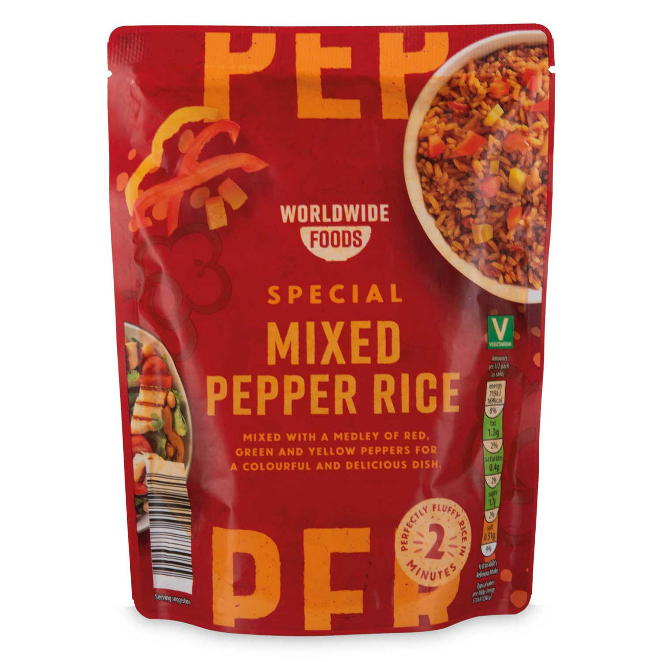 Special Mixed Pepper Rice Pouch | ALDI UK